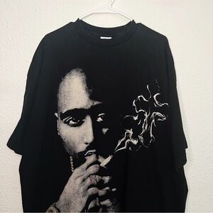 Vintage | Shirts | Tupac Shakur Vintage Graphic Tshirt Black 2pac 9s ...